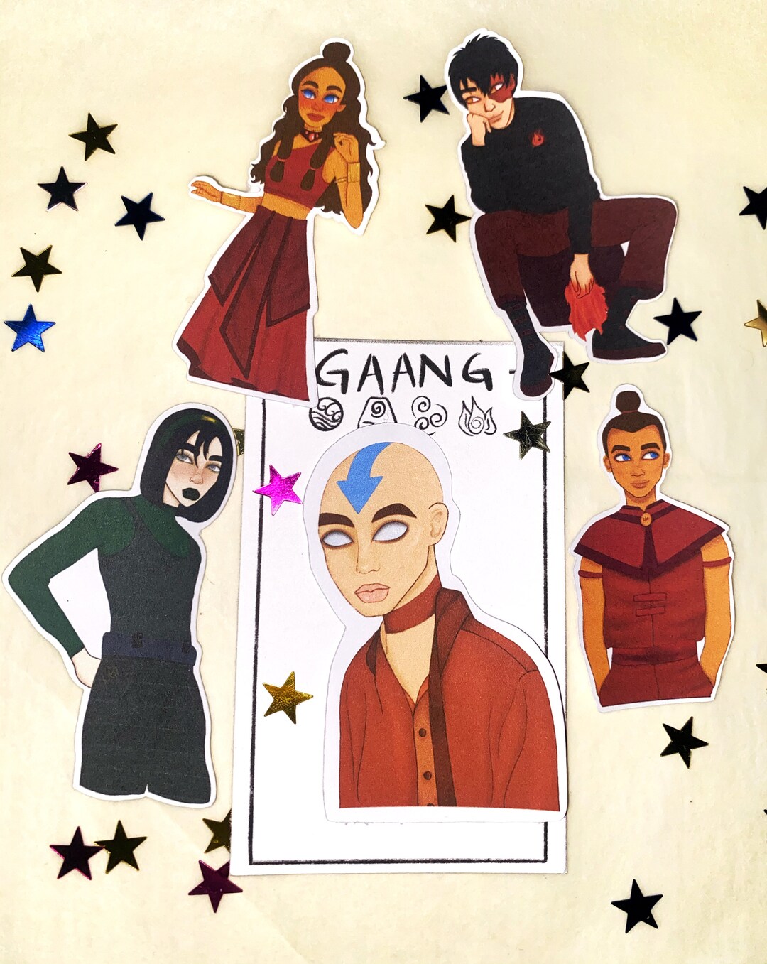 GAANG (5 Sticker) Pack - Etsy