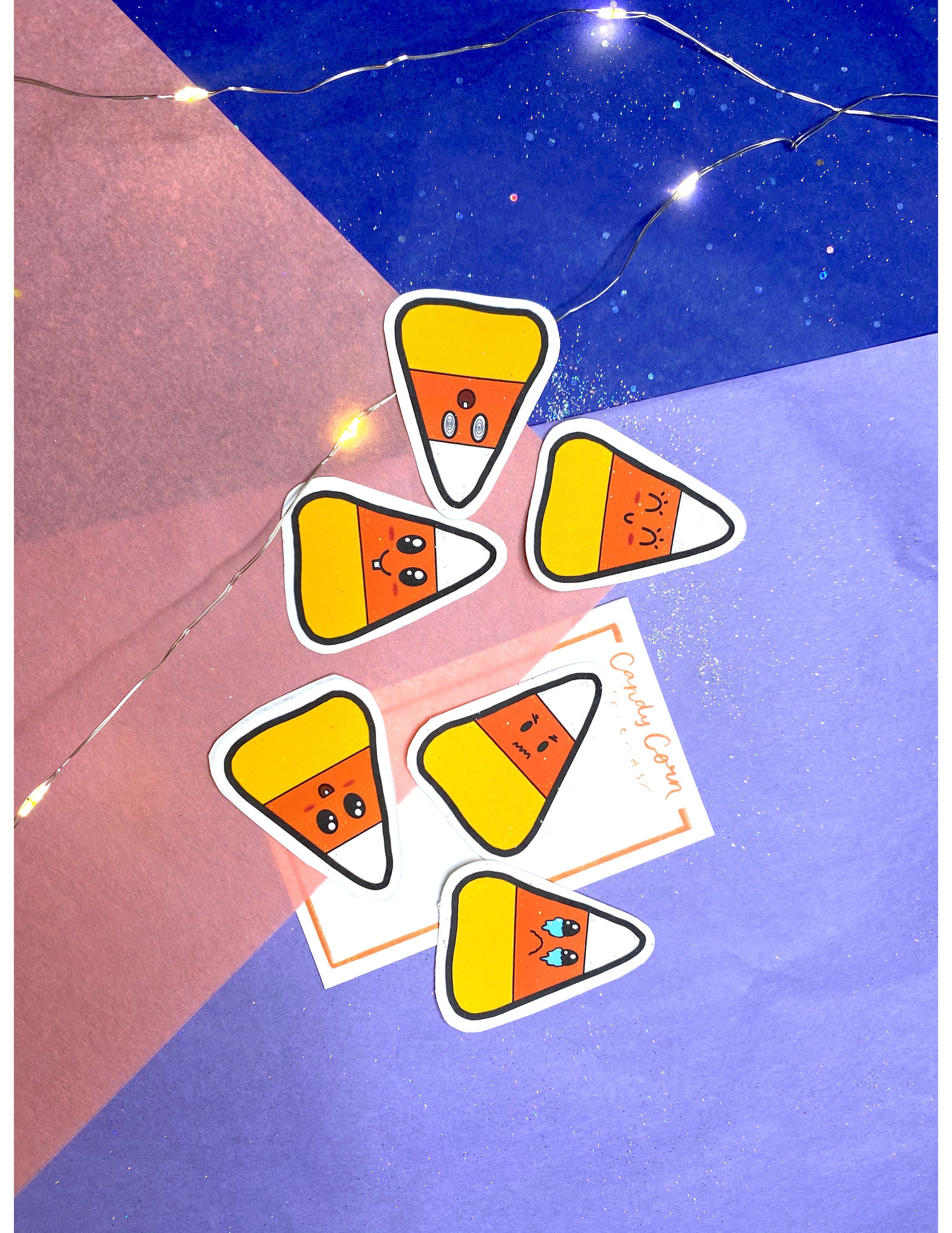 Candy Corn Friends! (6 Sticker Pack) - Etsy UK