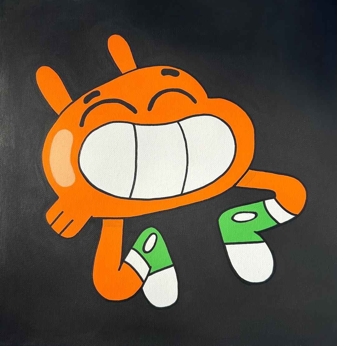Darwin Watterson Painting (12x12) - Etsy