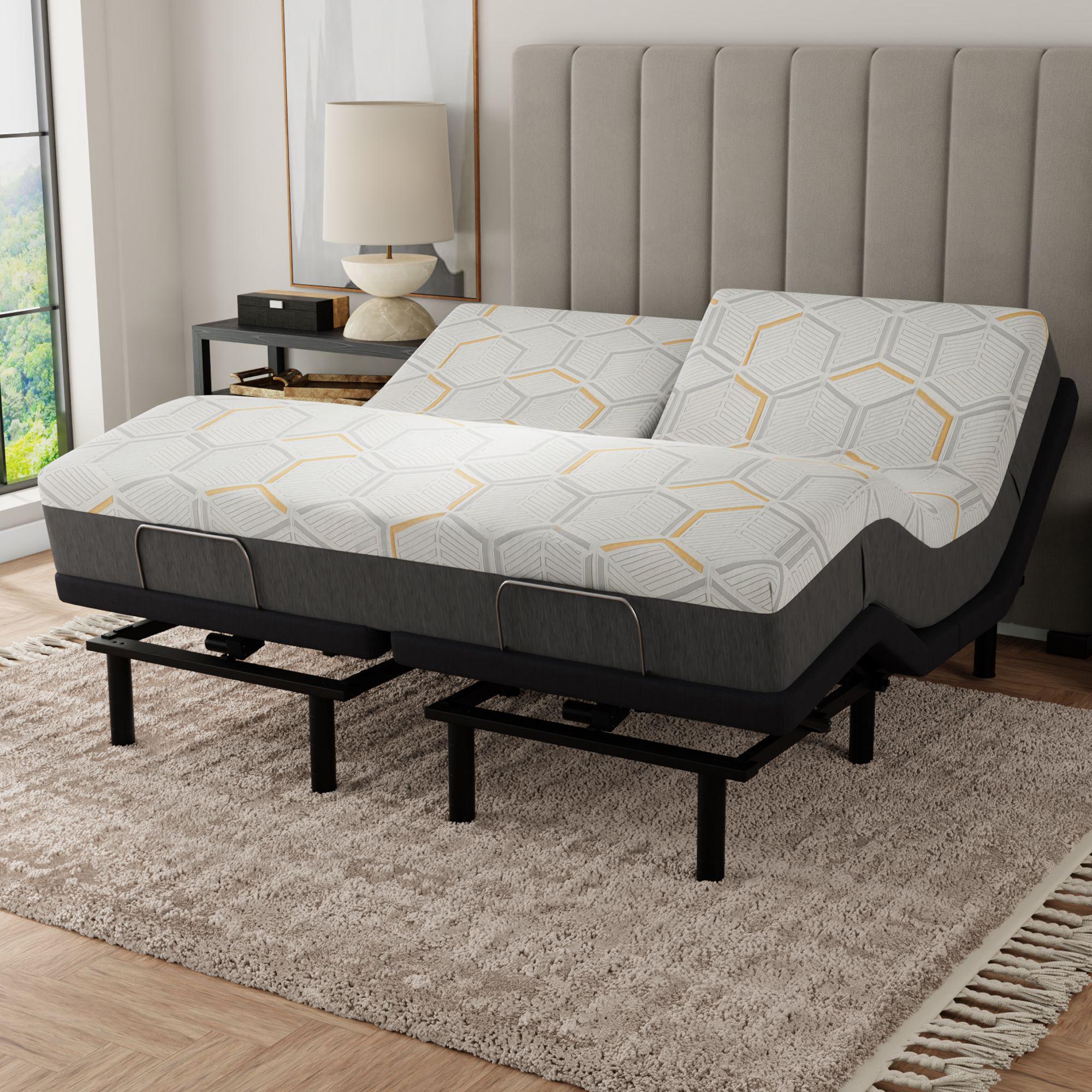 Split Top Queen Flex Head Electric Massaging Adjustable Bed - Etsy