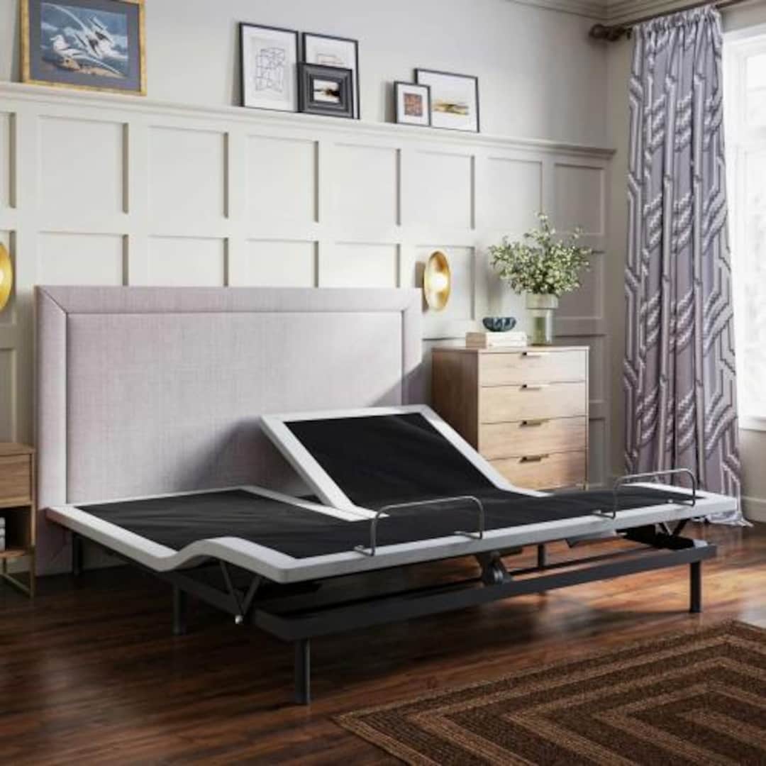 Split Top Queen Dual Massaging Adjustable Electric Bed Bases - All ...