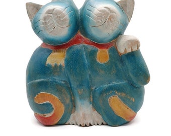 Wooden Cat Door Stop - Etsy