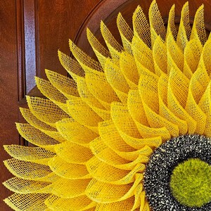 Outdoor Sunflower Front Door Wreath, Double Door Porch Decor, Spring ...