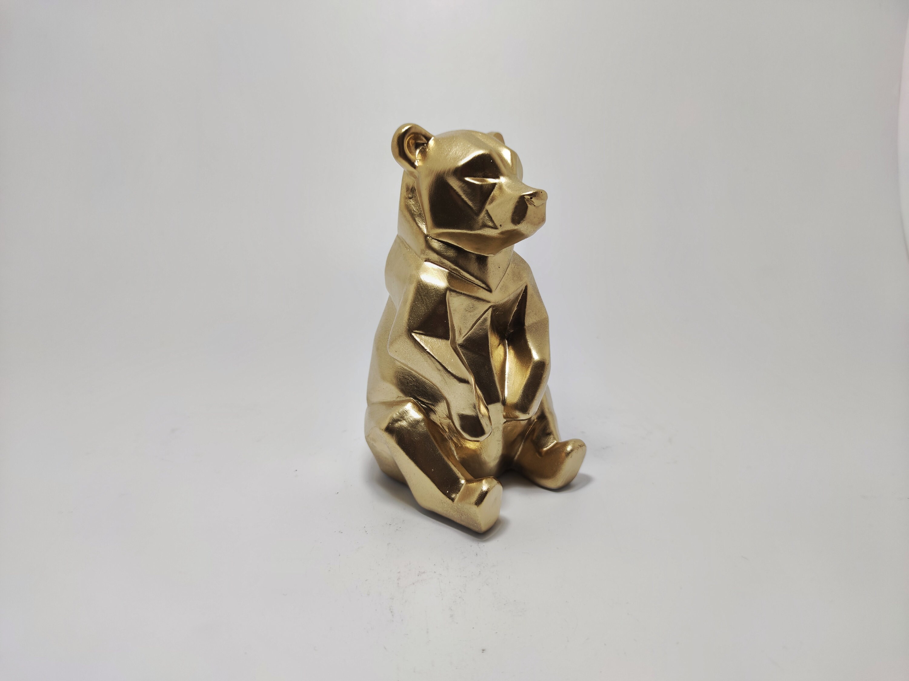 Cubic Bear Gold Greek Roman Sculpture Trendy Handmade - Etsy