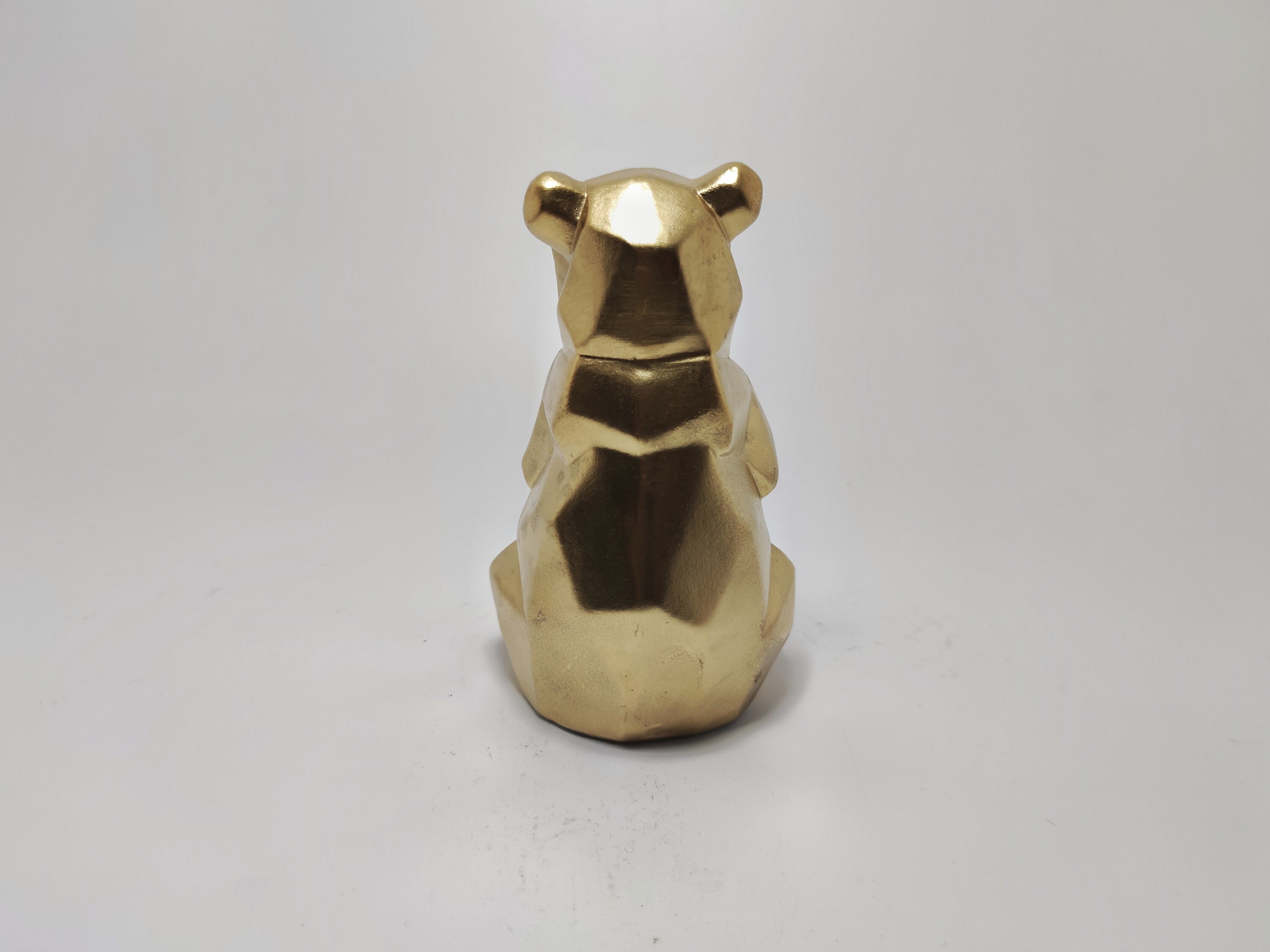 Cubic Bear Gold Greek Roman Sculpture Trendy Handmade - Etsy