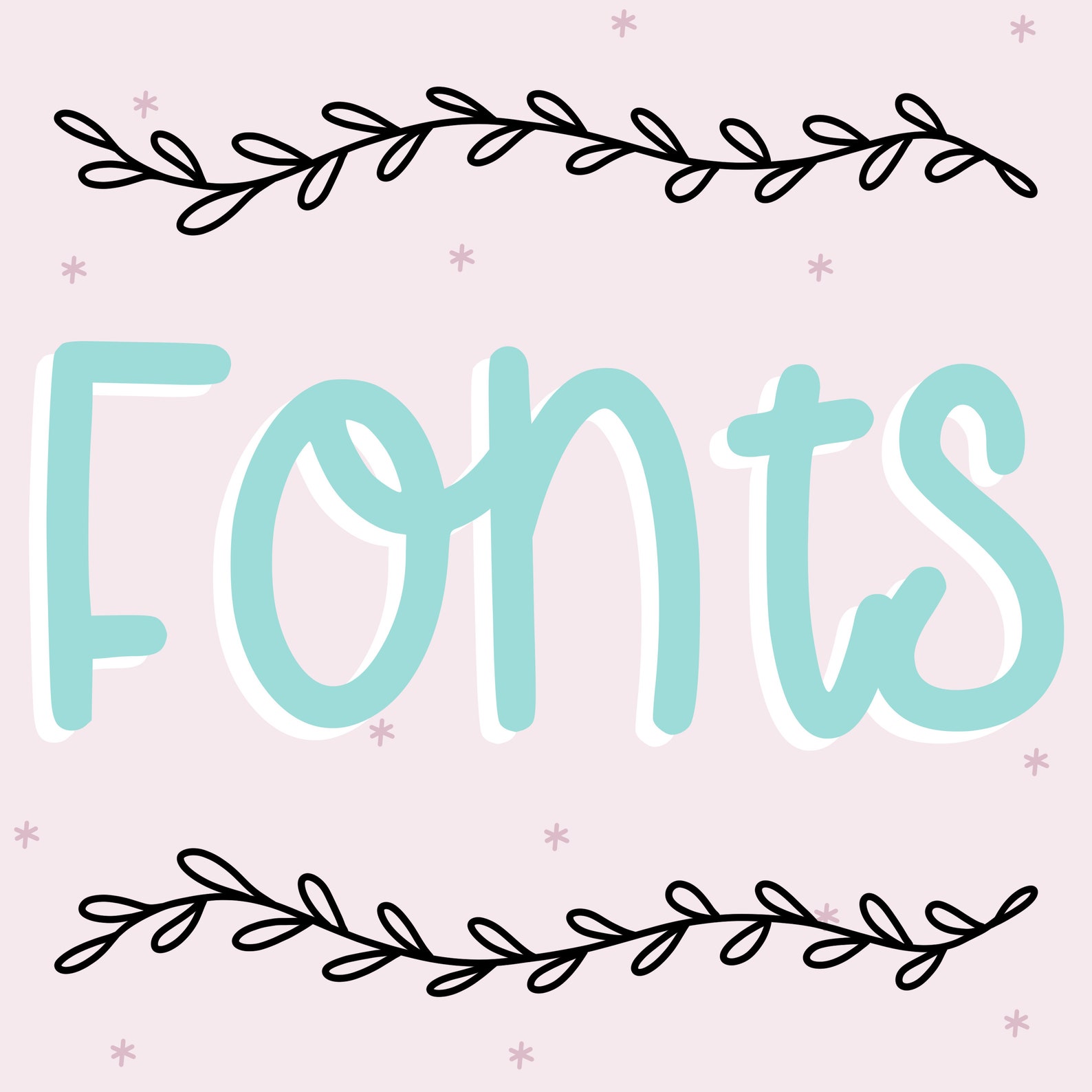 Whimsy Doodle OTF Hand-lettered Font - CD - Digital Download for ...