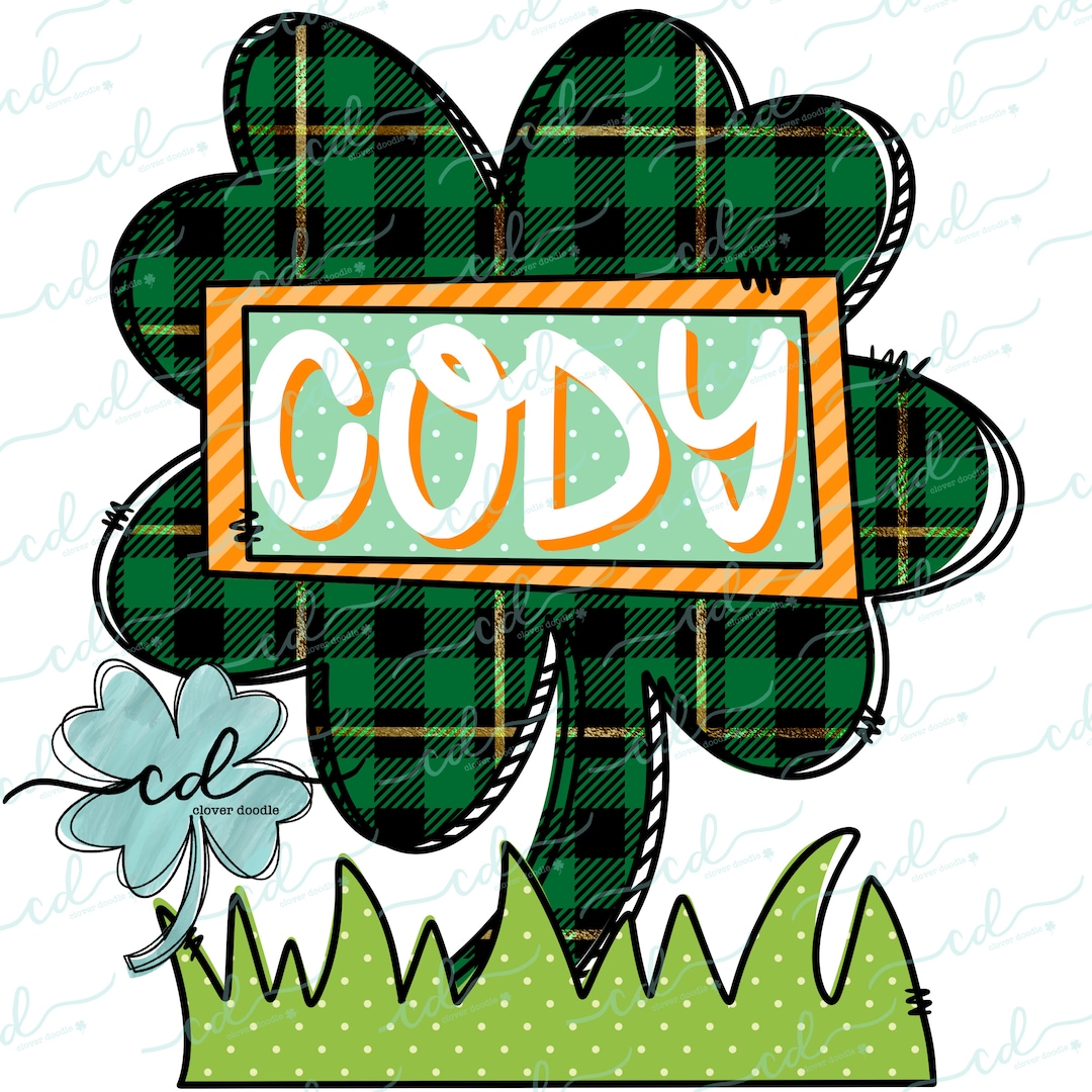 Shamrock W/grass + Nameplate- CD - PNG, Digital Download for ...