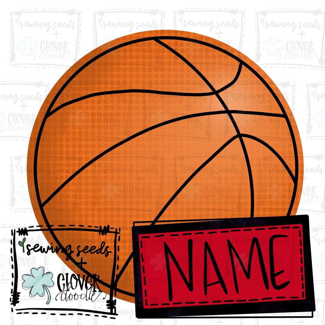 Basketball Red Black SSCD PNG Digital Download for - Etsy