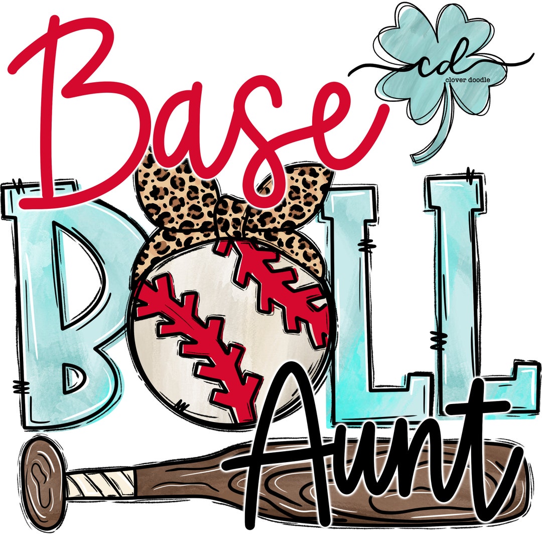 Baseball Aunt- CD - PNG, Digital Download for Sublimation and ...