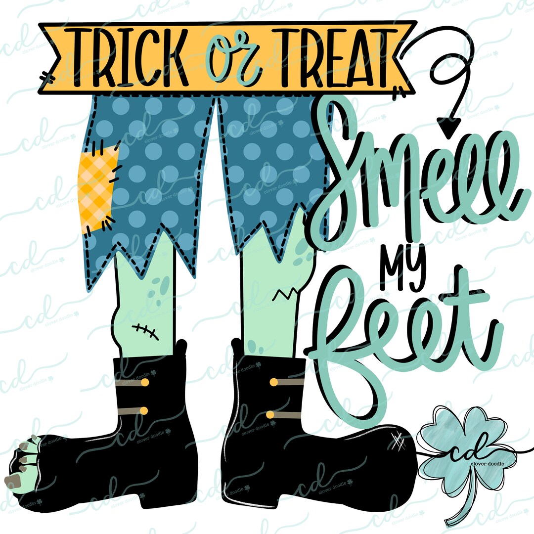Halloween Zombie Legs With Saying- CD - PNG, Digital Download for ...