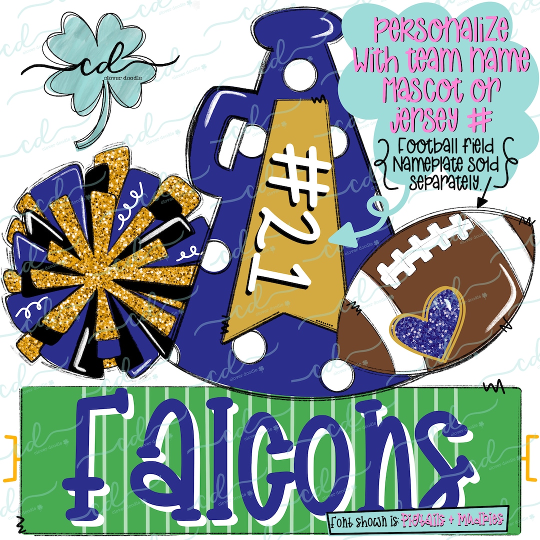 Football Cheer Trio- Purple + Black - CD - Faux Applique PNG, Digital ...
