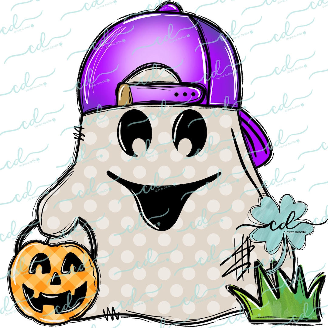 Ghost With Backwards Cap- CD - PNG, Digital Download for Sublimation ...