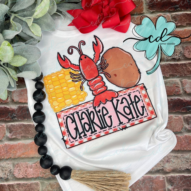 Crawfish Boil Trio- Pink - CD - PNG, Digital Download for Sublimation ...