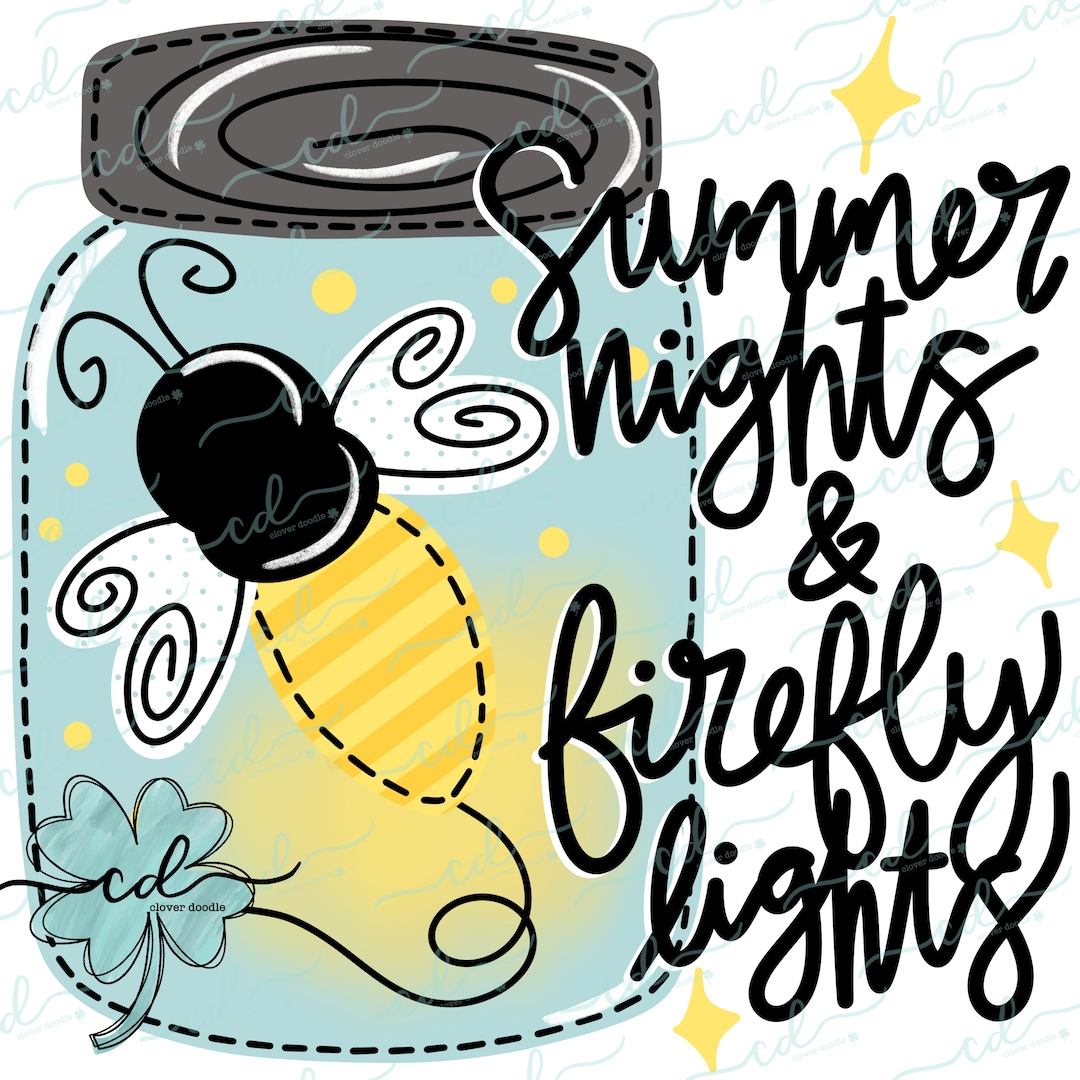 Firefly in Jaw With Text- CD - Faux Applique PNG, Digital Download for ...