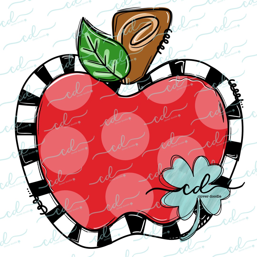 Funky Apple- CD -PNG, Digital Download for Sublimation and Printables ...