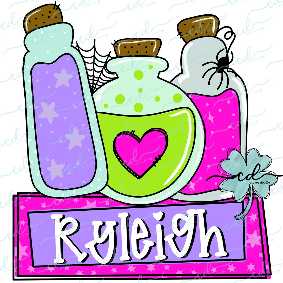 Halloween Potions- Girl- CD - PNG, Digital Download for Sublimation and ...