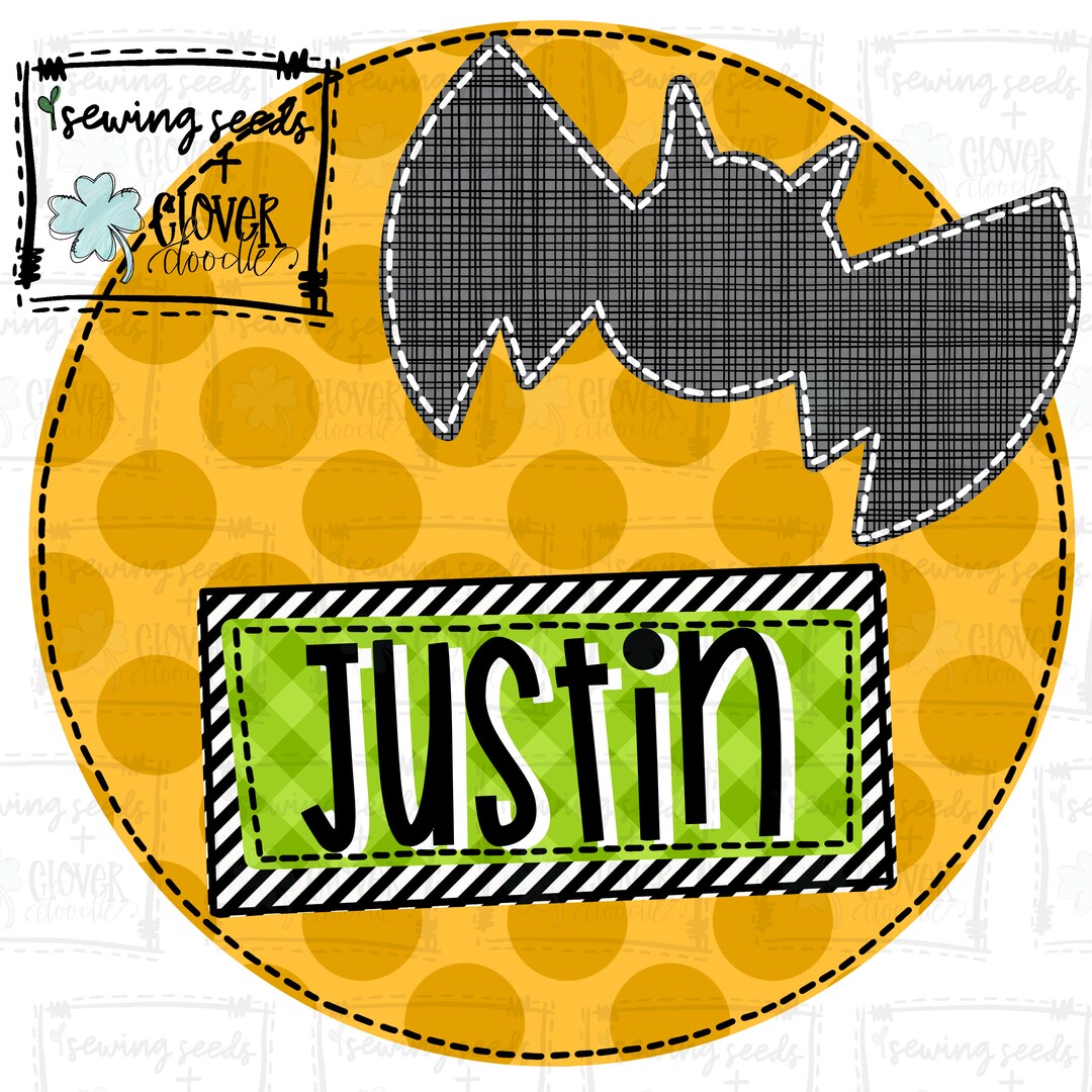 Halloween Full Moon W/bat Nameplate Boy SSCD Faux Applique PNG, Digital ...
