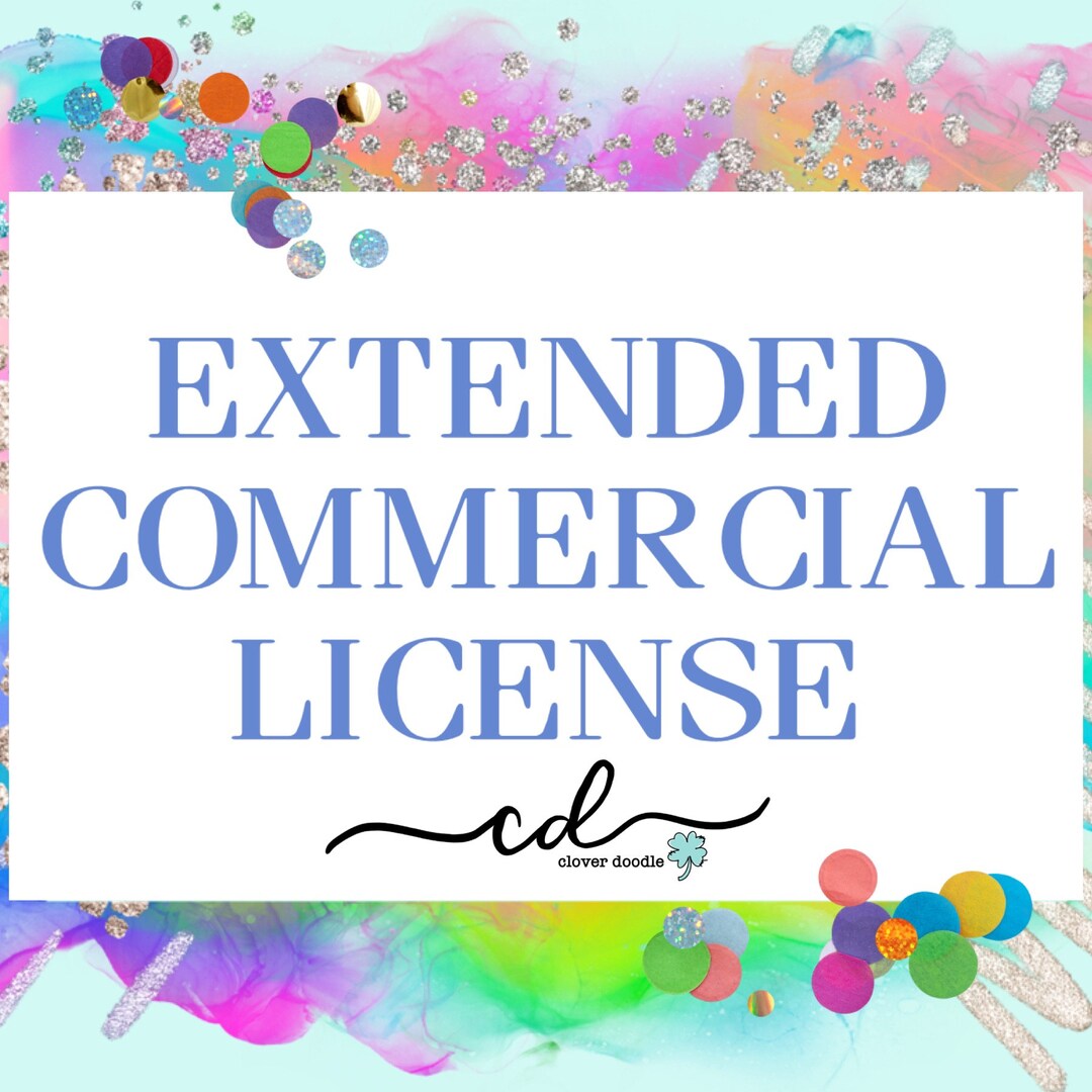Extended Commercial License - Etsy