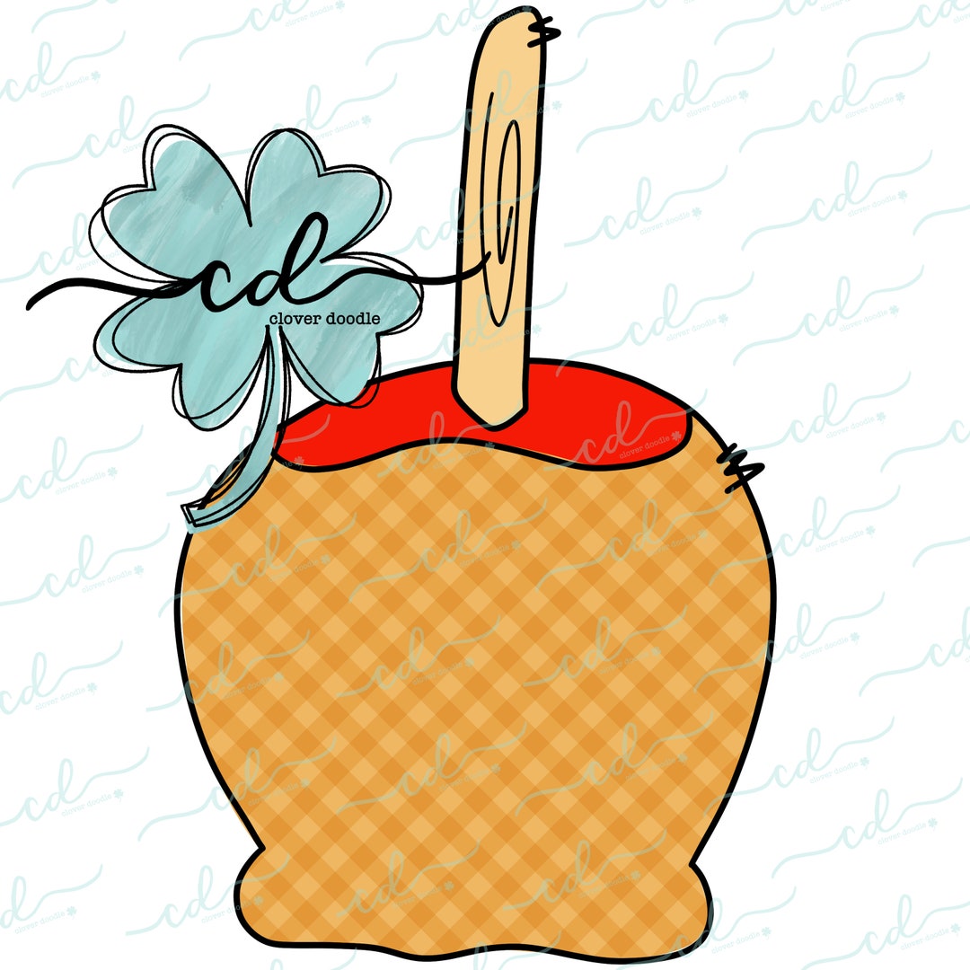 Caramel Apple- CD - PNG, Digital Download for Sublimation and ...