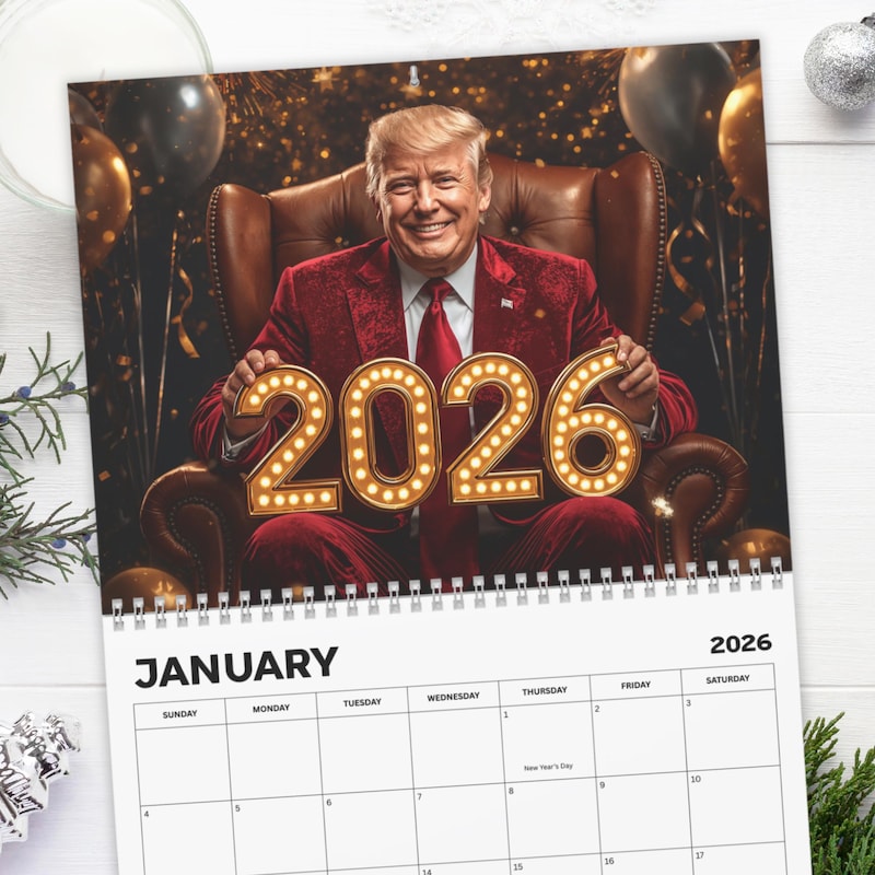 Trump 2026 Trump Wall Calendar - Etsy