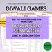 Diwali Word Search, Diwali Game Printable, Diwali Party Game, Diwali ...