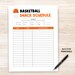 Basketball Snack Schedule, Basketball Sign up Sheet Printable, Snack ...