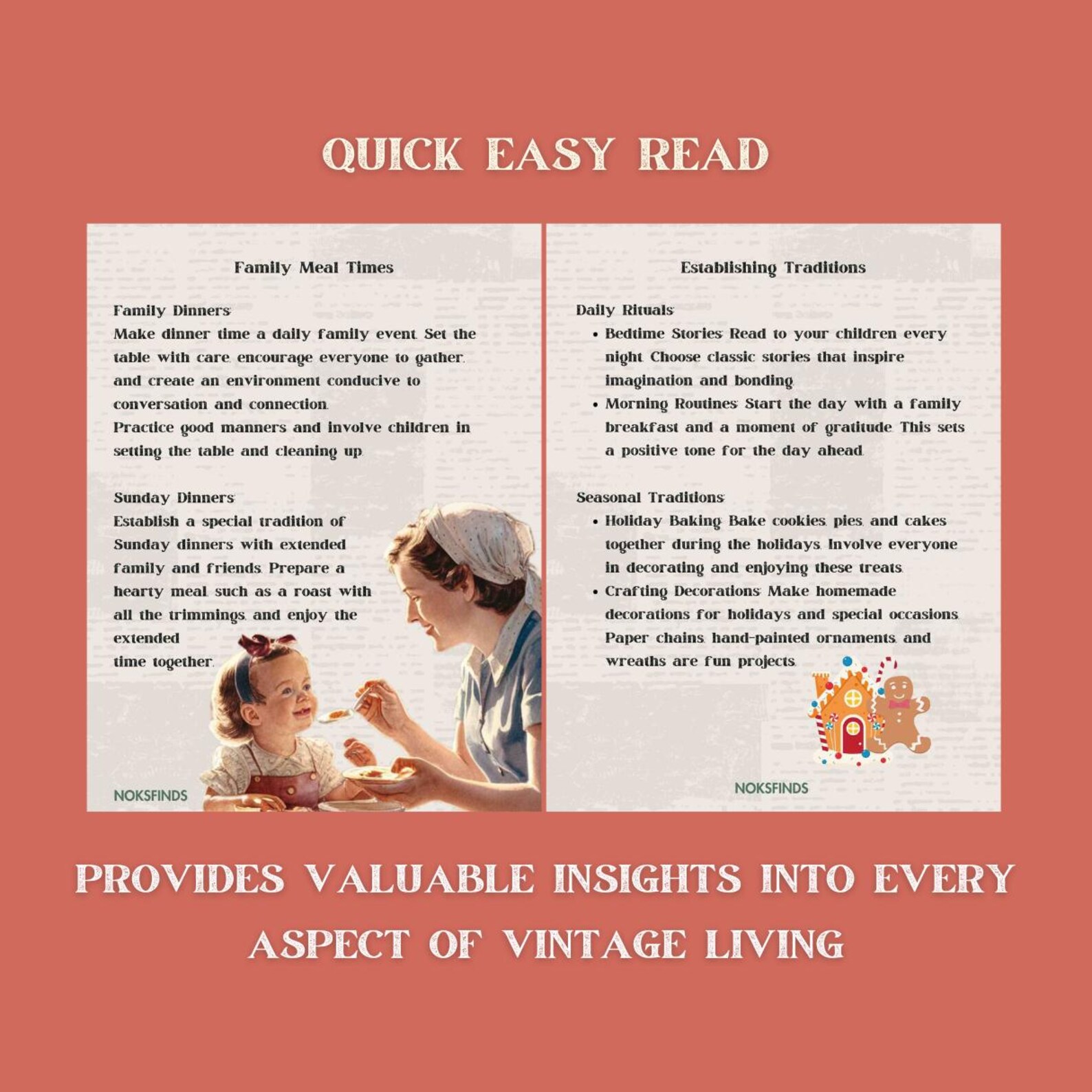 1940s-1950s Homemaker's Guide for a Charming Home and Happy Family Life ...