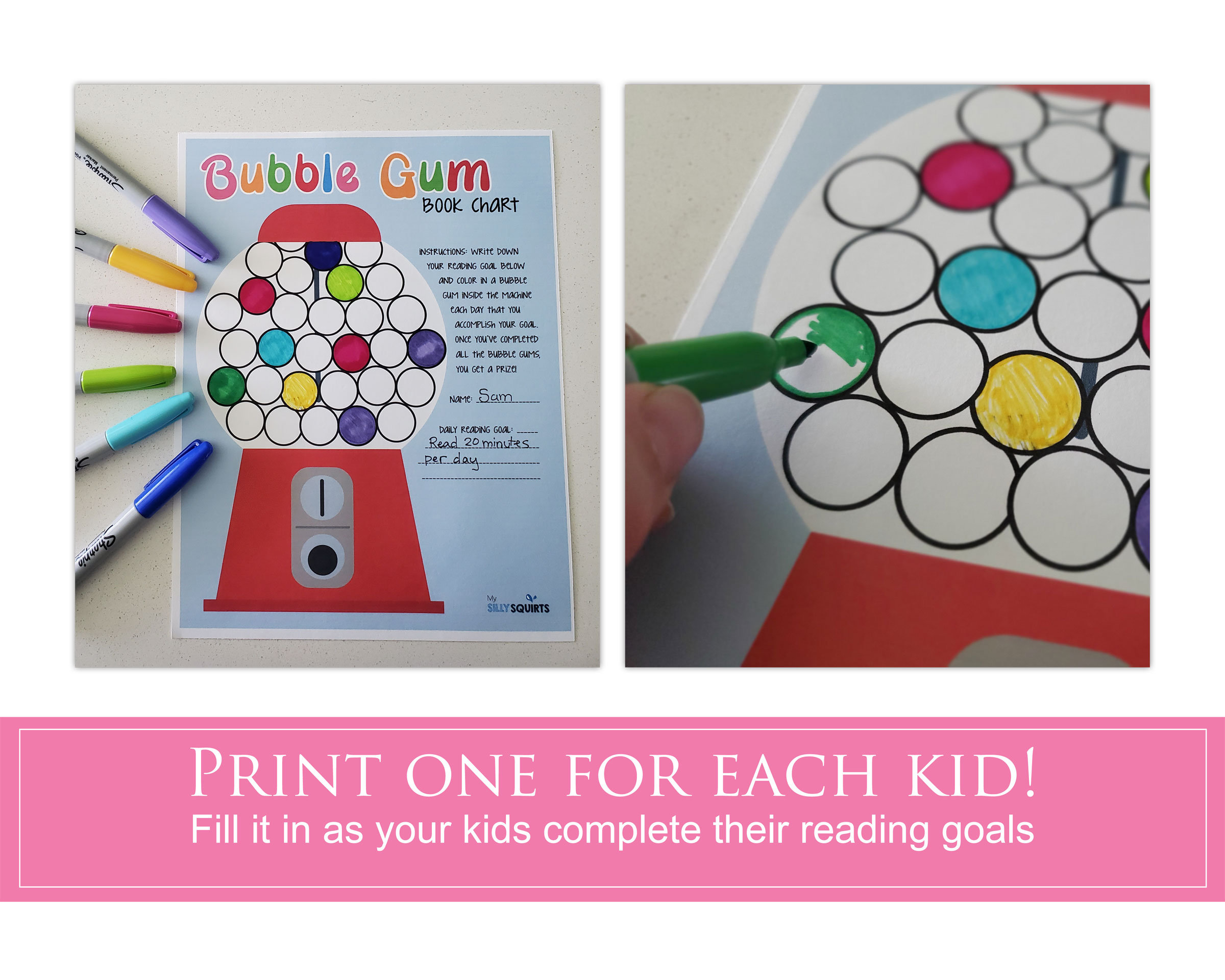 Kids Reading Chart, Kids Reading Log, School Reading Printable, Home ...