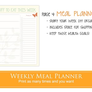 Printable to Do List, Daily, Weekly, Monthly Planner, Meal Planning ...