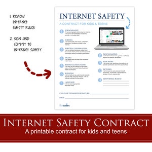 Internet Safety Poster, Internet Safety Contract, Online Safety ...