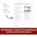 Internet Safety Poster, Internet Safety Contract, Online Safety ...
