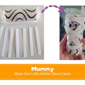 Little Debbie Halloween Craft Printable: Snack Characters (digital ...