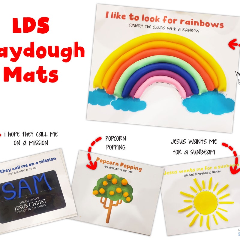 Playdough Mats - Etsy