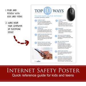 Internet Safety Poster, Internet Safety Contract, Online Safety ...