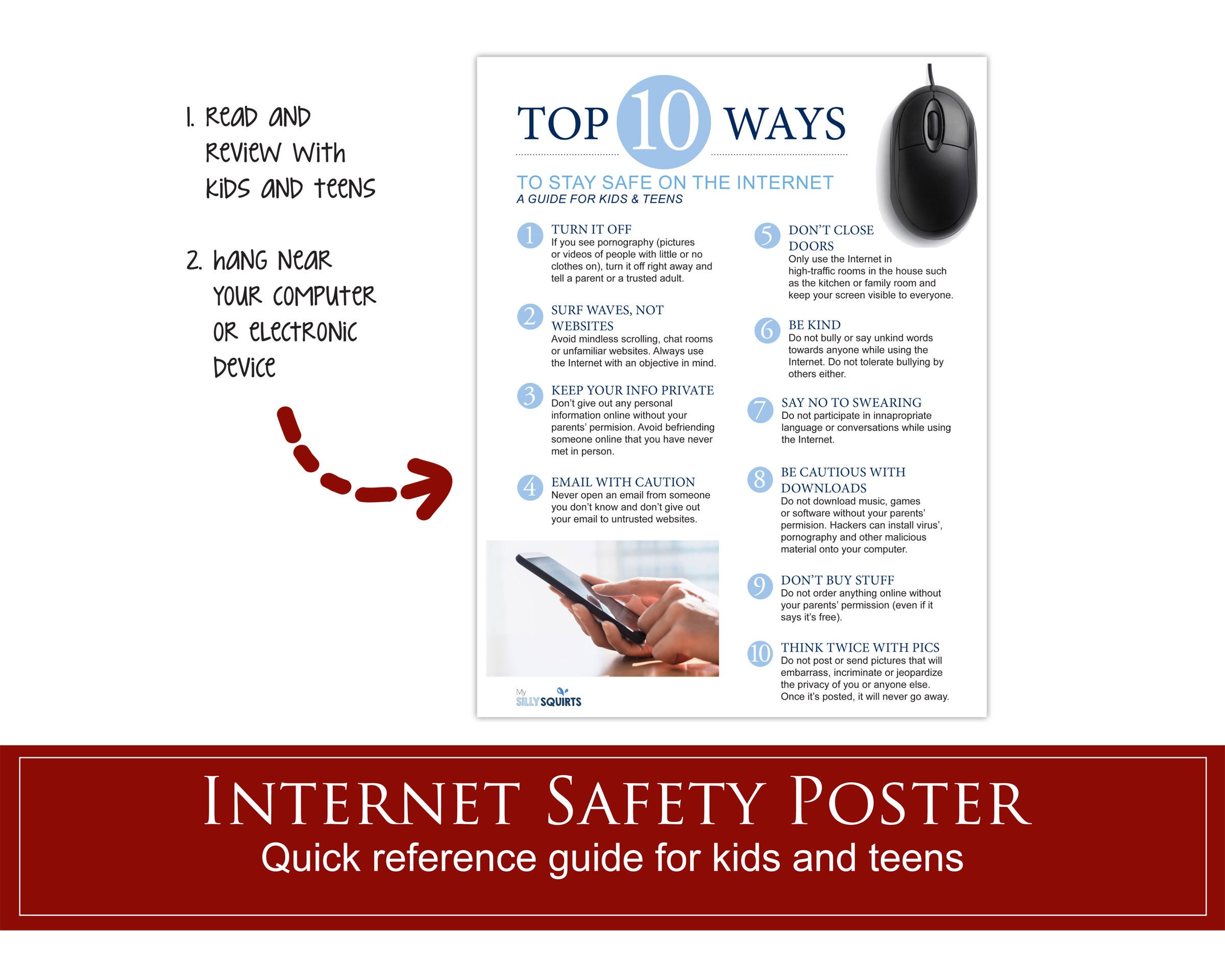 Internet Safety Poster, Internet Safety Contract, Online Safety ...