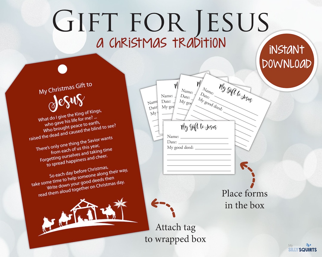 Gift for Jesus, Family Christmas Activity, Christmas Countdown, Family ...