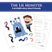 The Lie Monster: Printable Story to Teach Kids About Honesty - Etsy