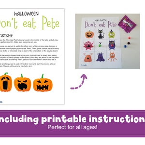 Halloween Party Game: Don't Eat Pete Printable (digital Download) - Etsy