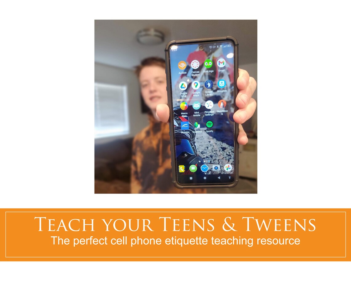 Cell Phone Etiquette Guide for Teens: Classroom Poster (digital ...