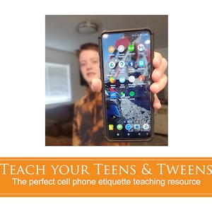 Cell Phone Etiquette Guide for Teens: Classroom Poster (digital ...