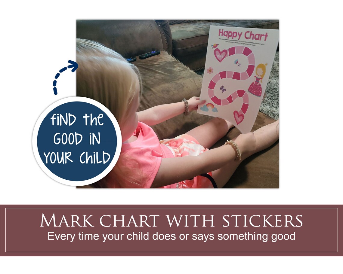 Reward Chart, Toddler Reward Chart, Happy Chart, Printable Reward Chart ...