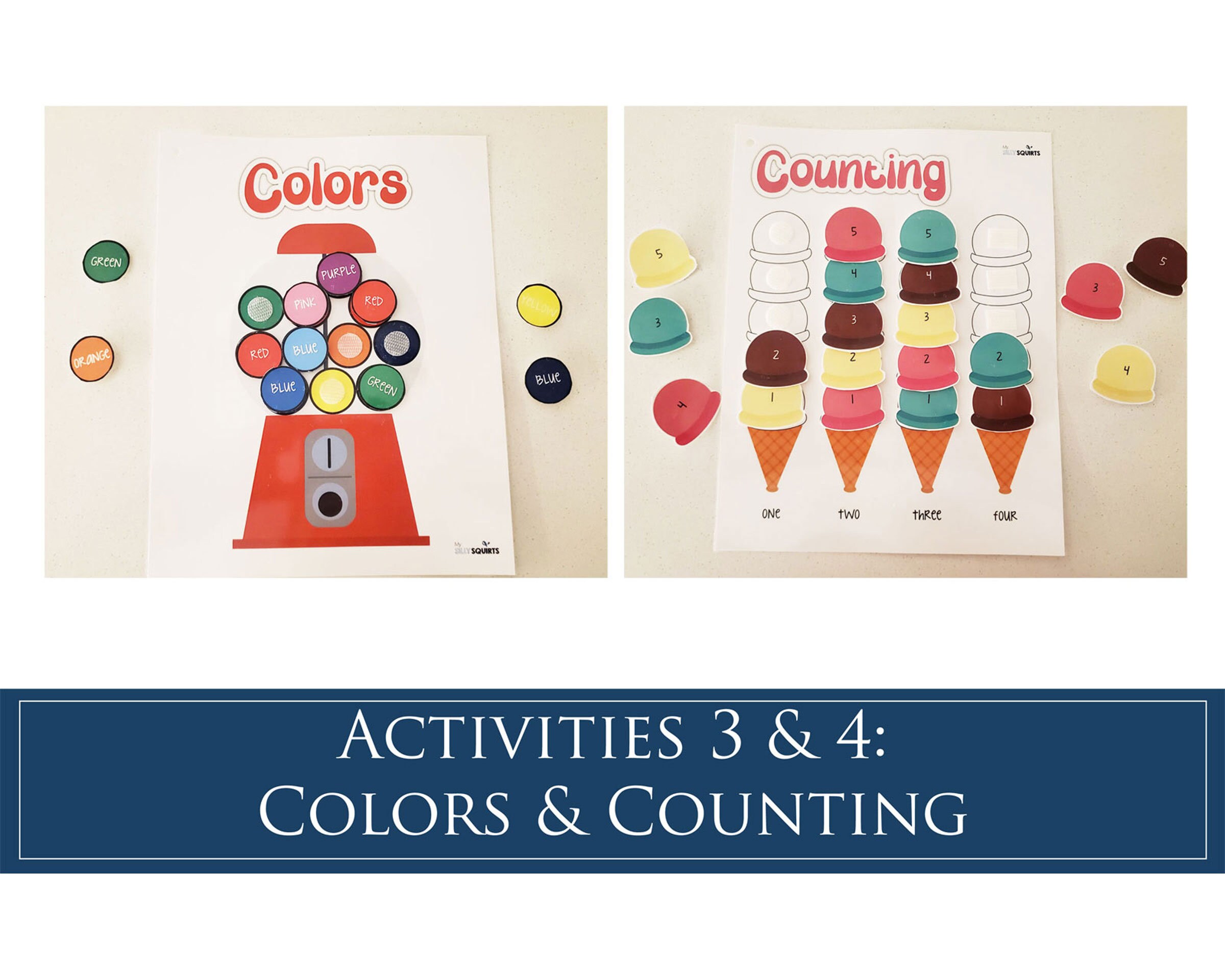 Printable DIY Toddler Busy Book, Quiet Book, Preschool, Homeschool ...