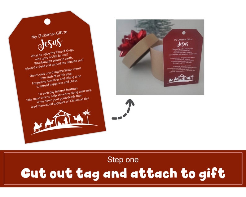 Gift for Jesus Printable: Family Christmas Service Activity (digital ...