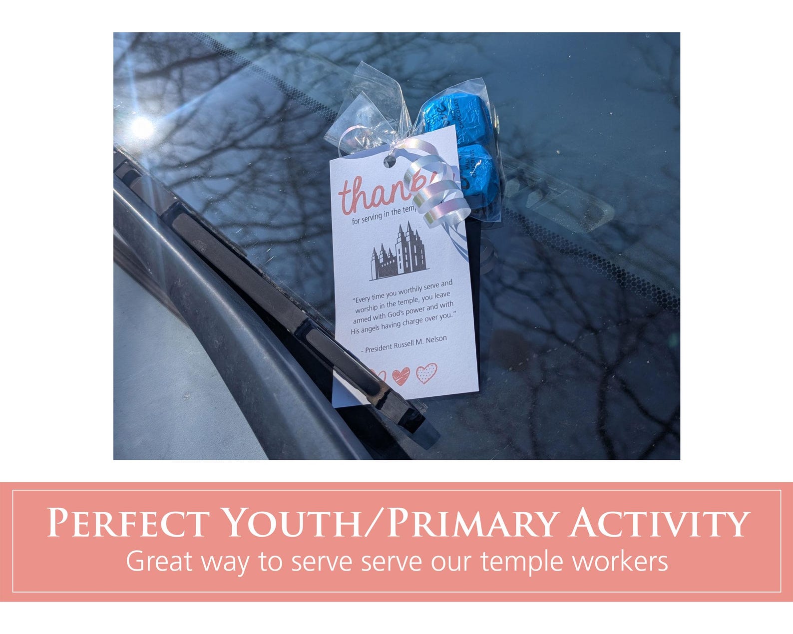 LDS Temple Worker Thank You Tags: Printable Gift (PDF) - Etsy