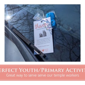 LDS Temple Worker Thank You Tags: Printable Gift (PDF) - Etsy