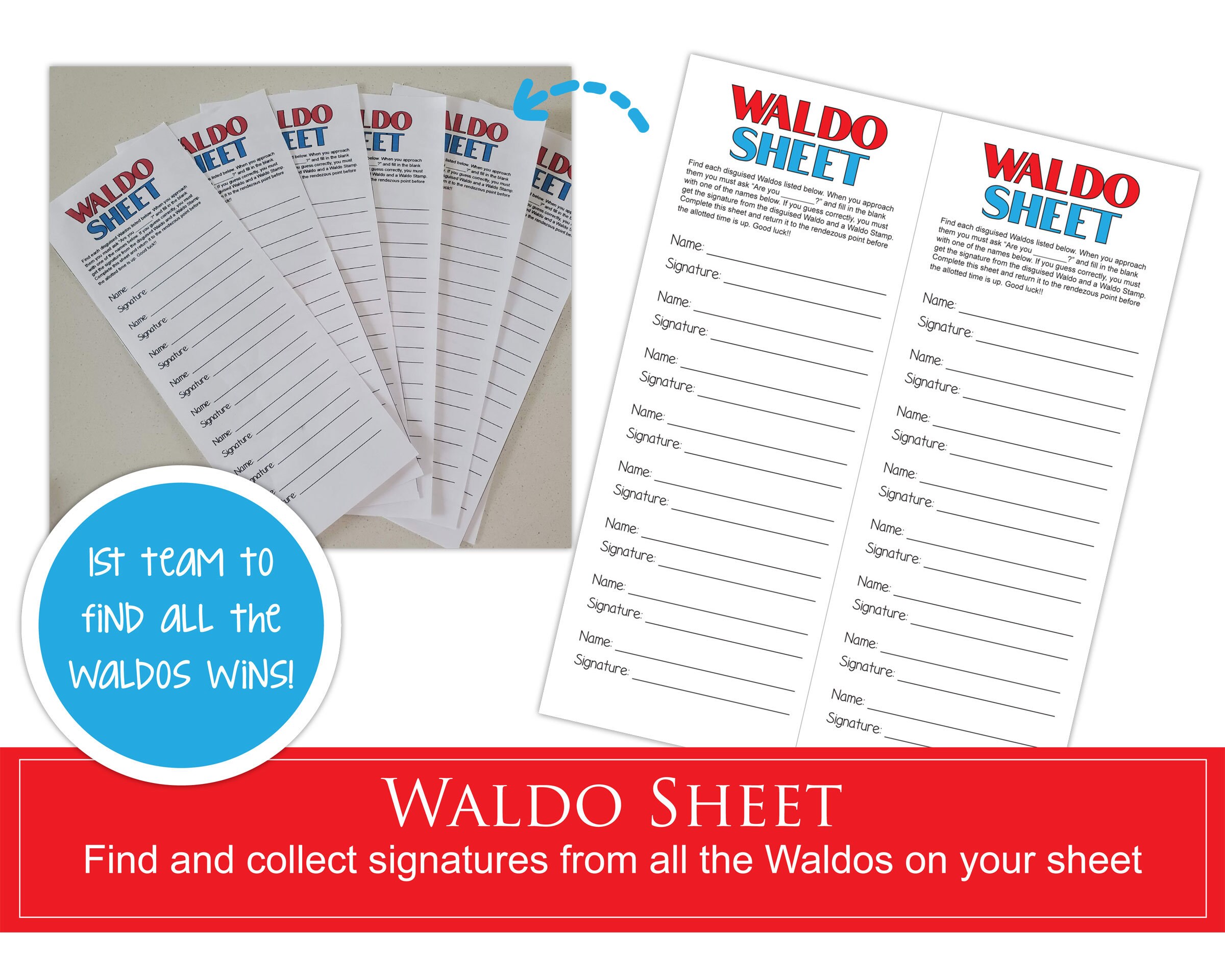 Where's Waldo Real Life Group Game: LDS Youth Activity (PDF Download ...