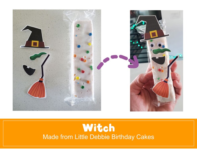 Little Debbie Halloween Craft Printable: Snack Characters (digital ...