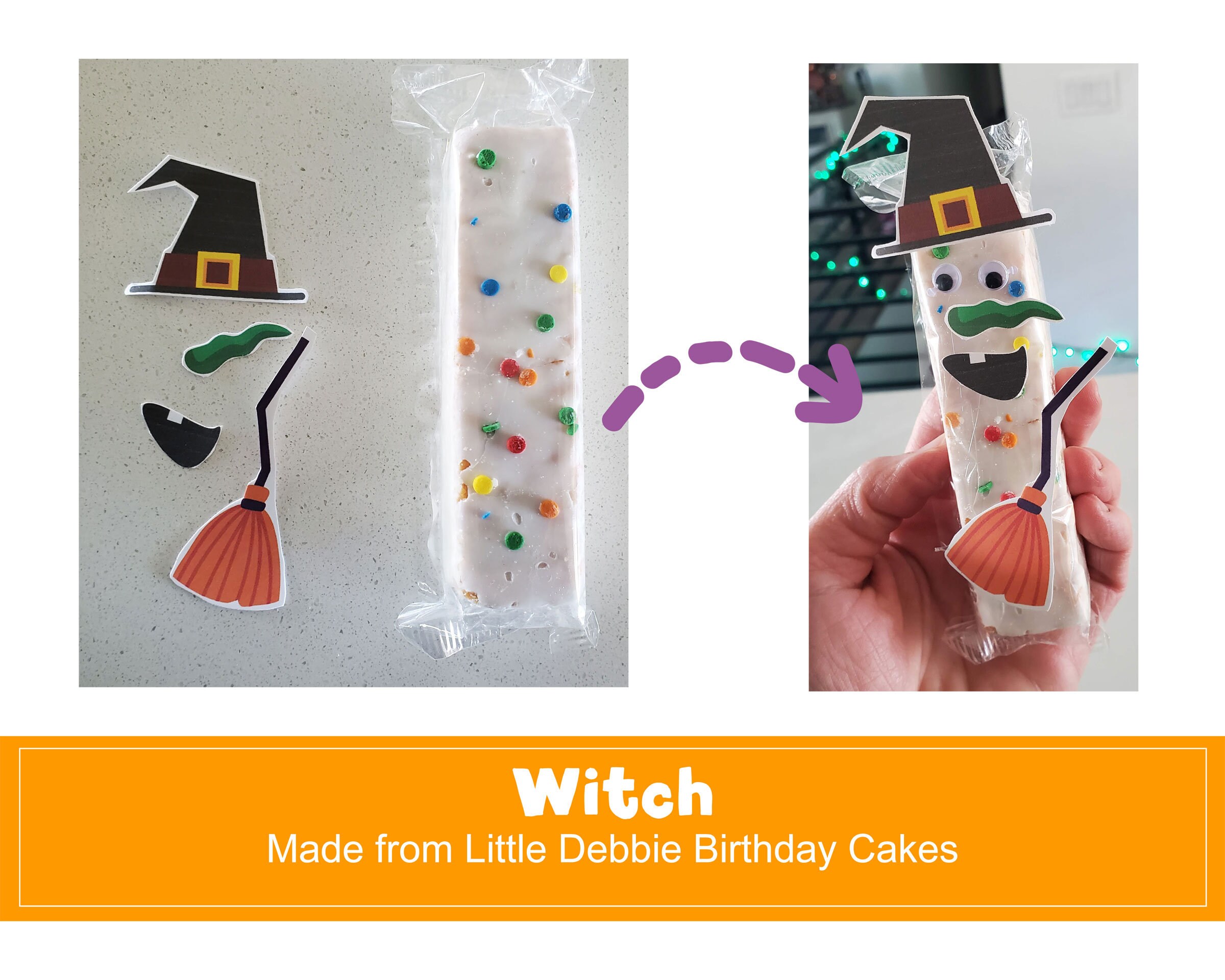 Little Debbie Halloween Craft Printable: Snack Characters (digital ...