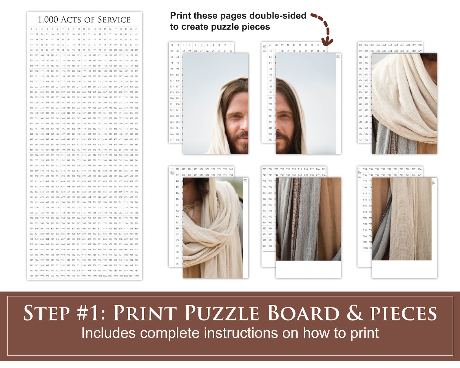 Christian Service Puzzle: LDS Youth Group Activity (digital Download ...