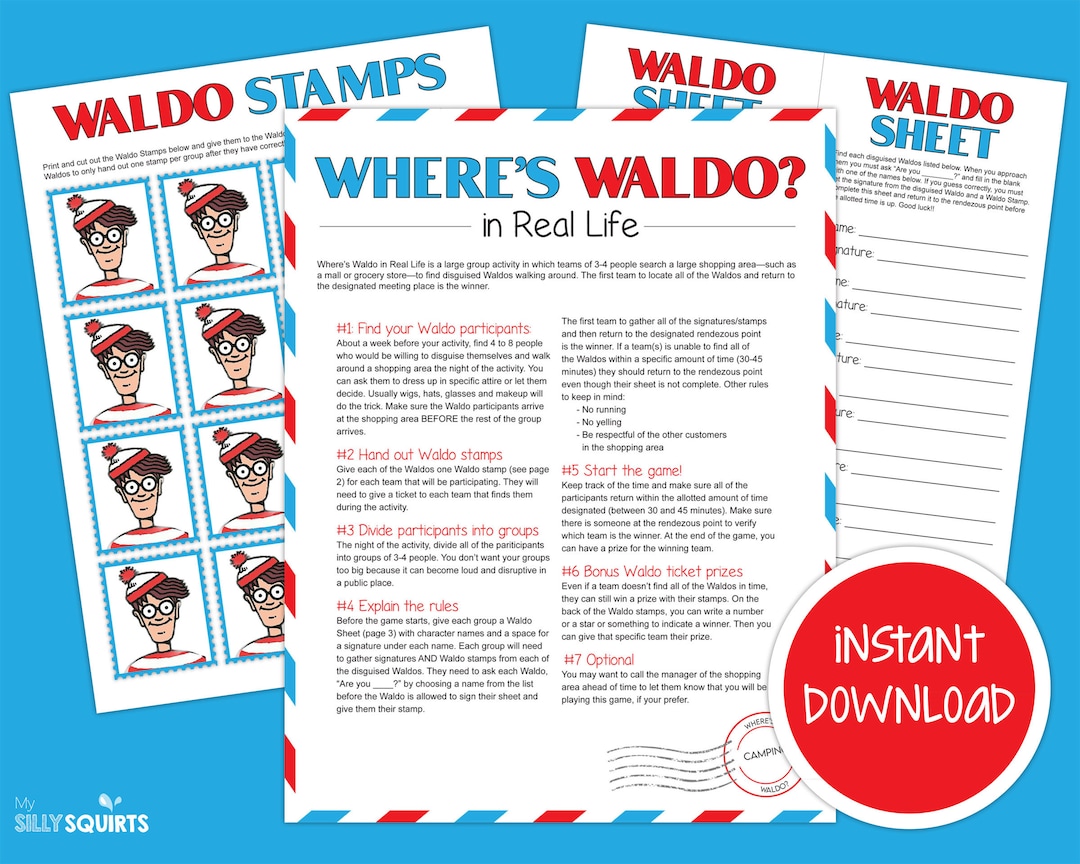 Where’S Waldo Activity Printable – PCWE
